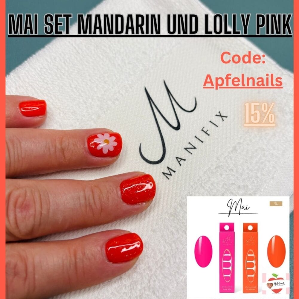 Manifix UV-Folie Mandarin – Langanhaltende Schönheit für Ihre Nägel ...